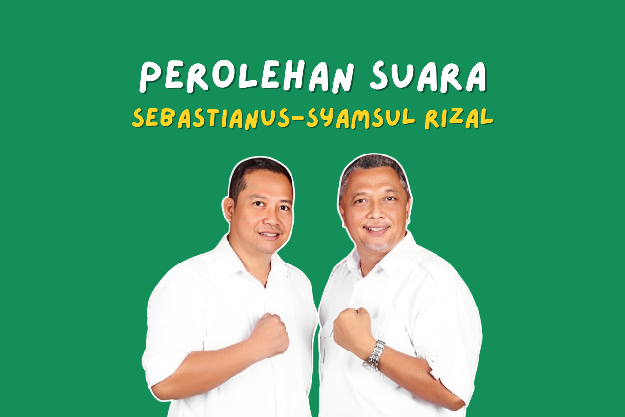 Perolehan Suara Sebastianus Darwis-Syamsul Rizal, Pemenang Pilkada ...