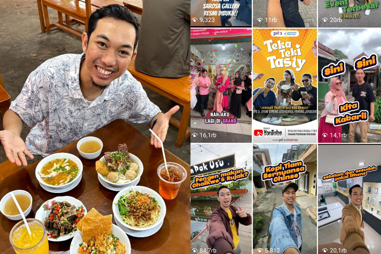 Bang Zu Kabari, Influencer Kuliner Kalbar yang Bikin Lapar Mata